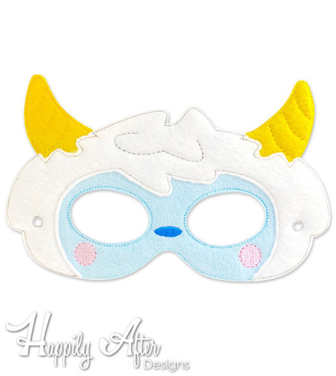 Yeti Mask Embroidery Design, Yeti Mask, Machine Embroidery, ITH Mask ...