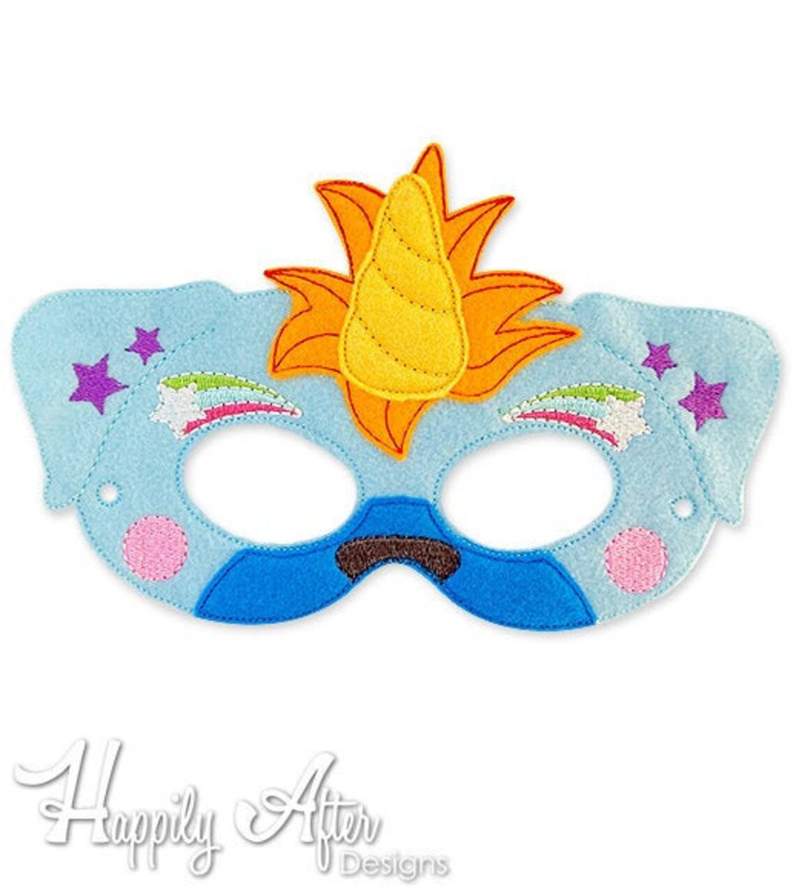 Unipuppy Mask Embroidery Design Dog Mask Machine Embroidery - Etsy