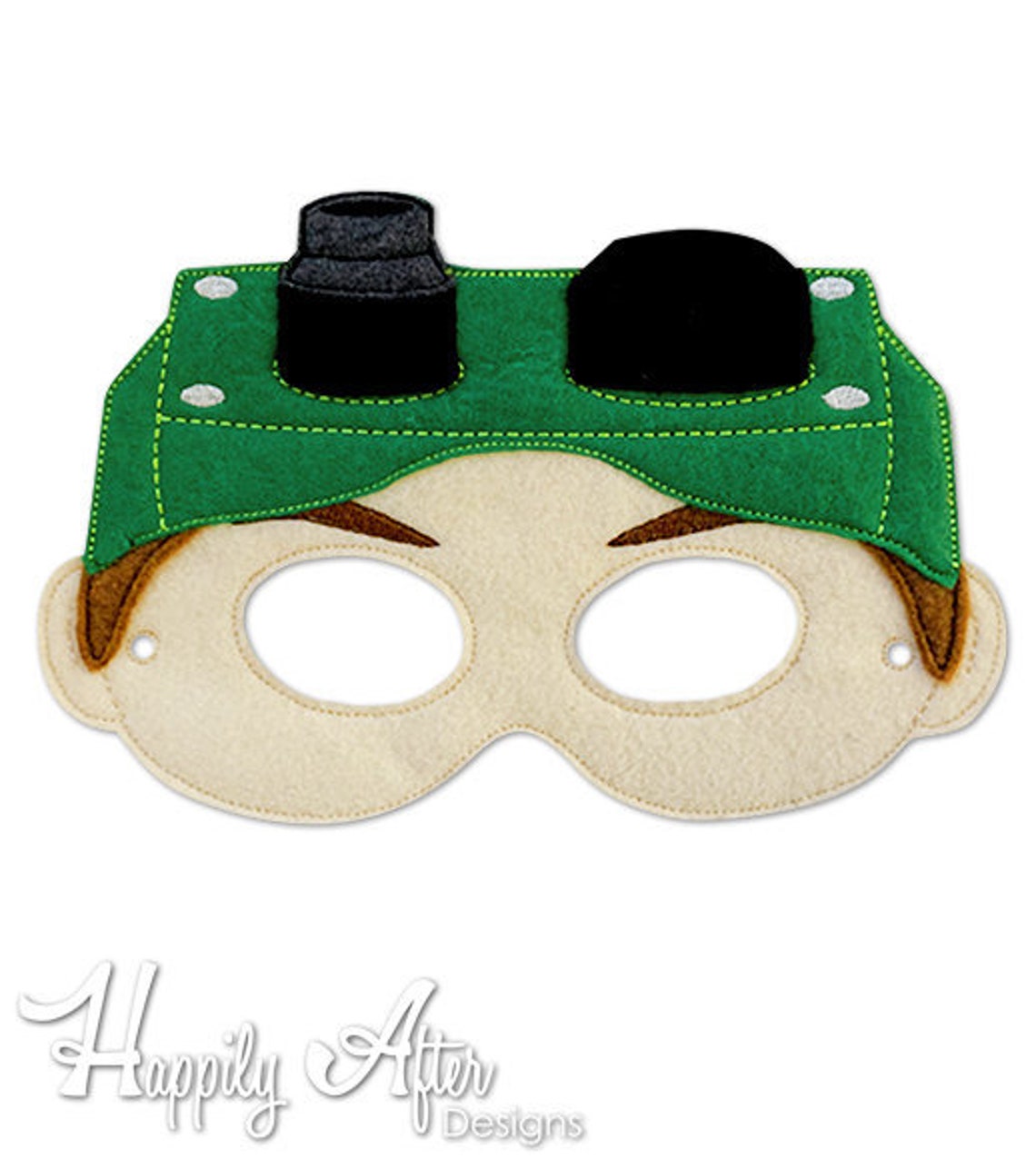 Expert Ghost Hunter Mask Embroidery Design, Ghost, Machine Embroidery ...