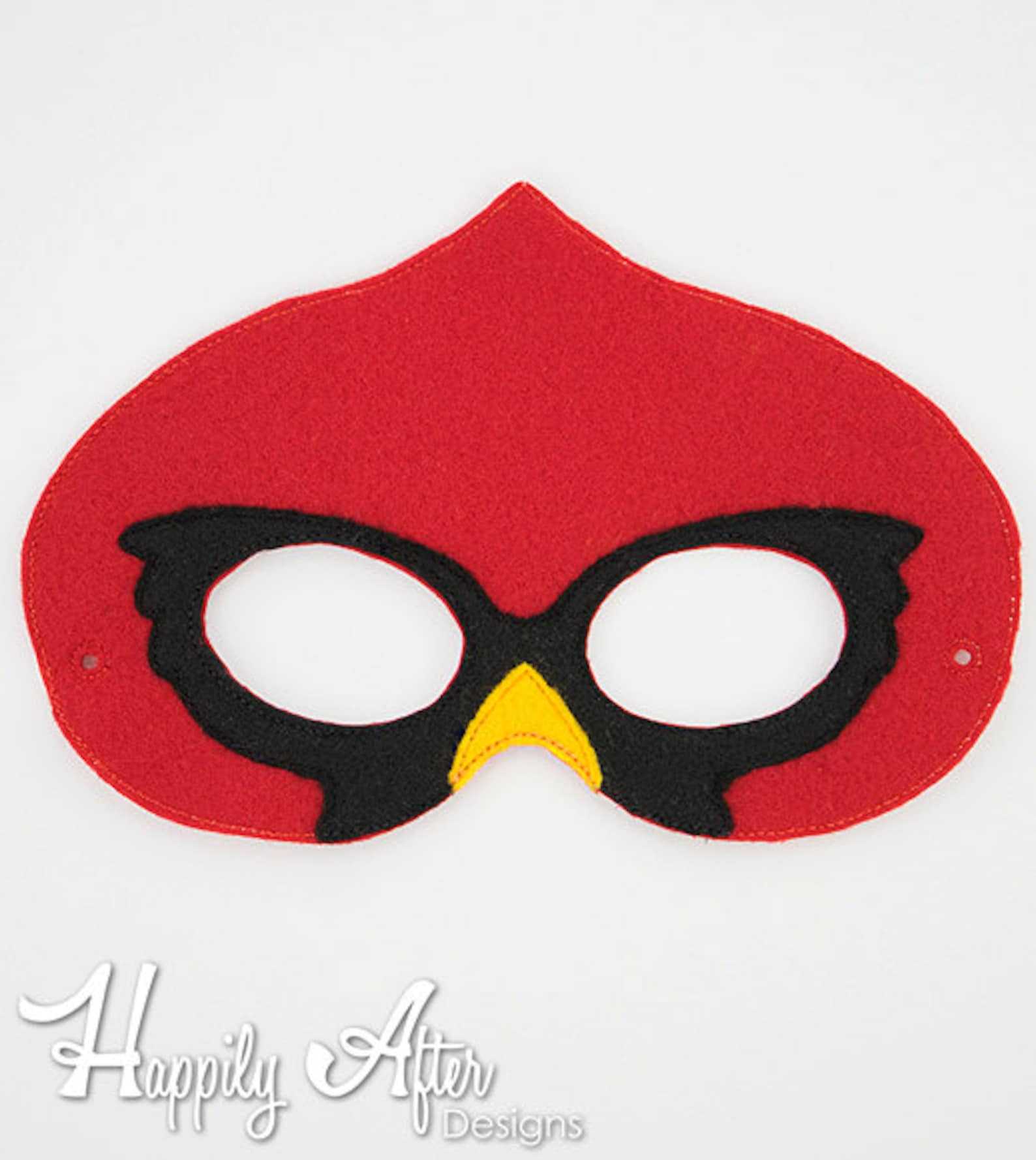 Cardinal Bird Mask Embroidery Design Bird Mask Machine - Etsy