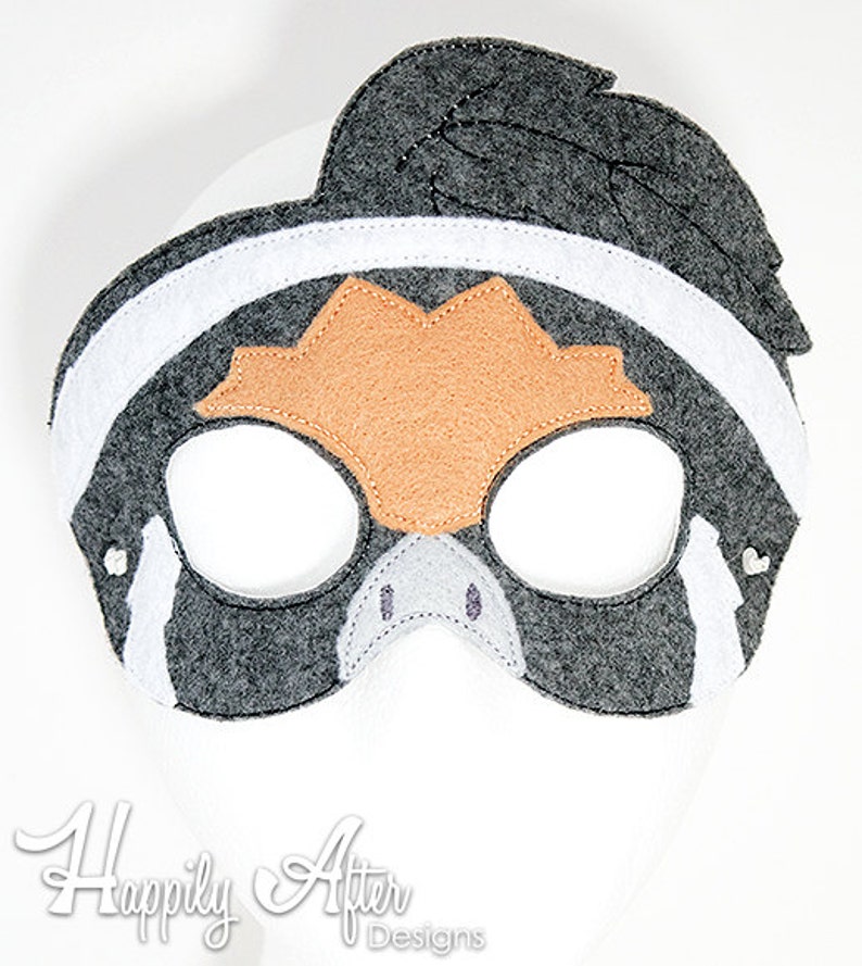 Quail Mask Embroidery Design Bird Mask Machine Embroidery | Etsy