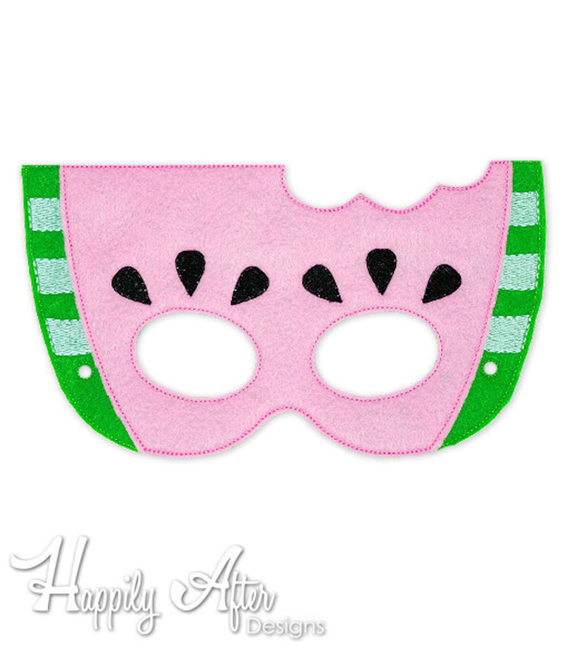 Watermelon Mask Embroidery Design Food Mask Machine - Etsy