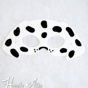Dalmatian Mask Embroidery Design, Dalmatian Mask, Machine Embroidery ...