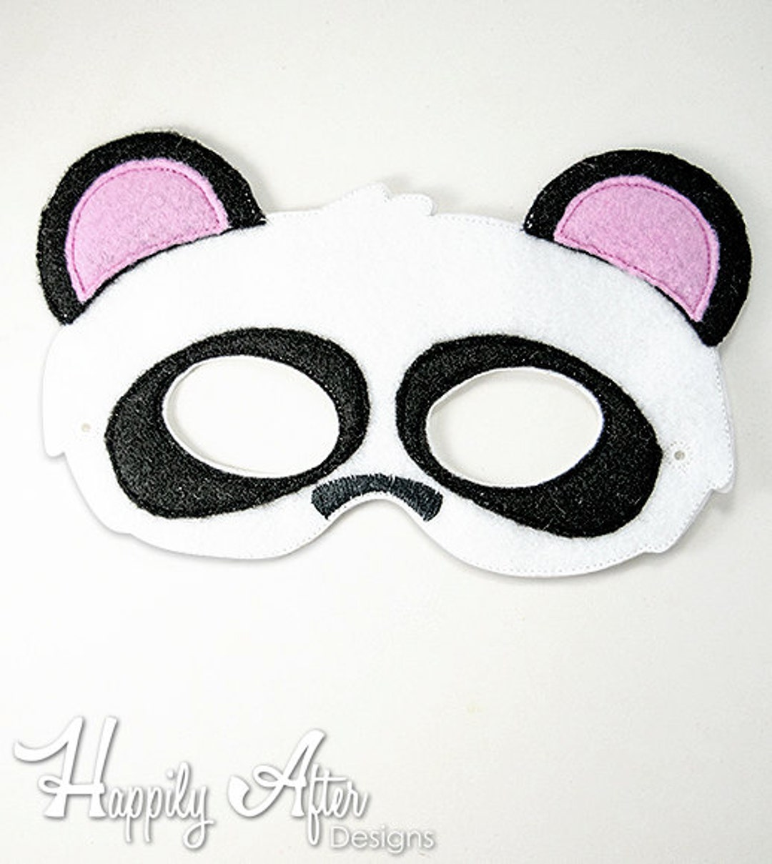 Panda Bear Mask Embroidery Design, Panda Mask, Machine Embroidery, ITH ...