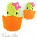 Cactus Stuffie Embroidery Design, Kawaii, Kawaii Machine Embroidery ...