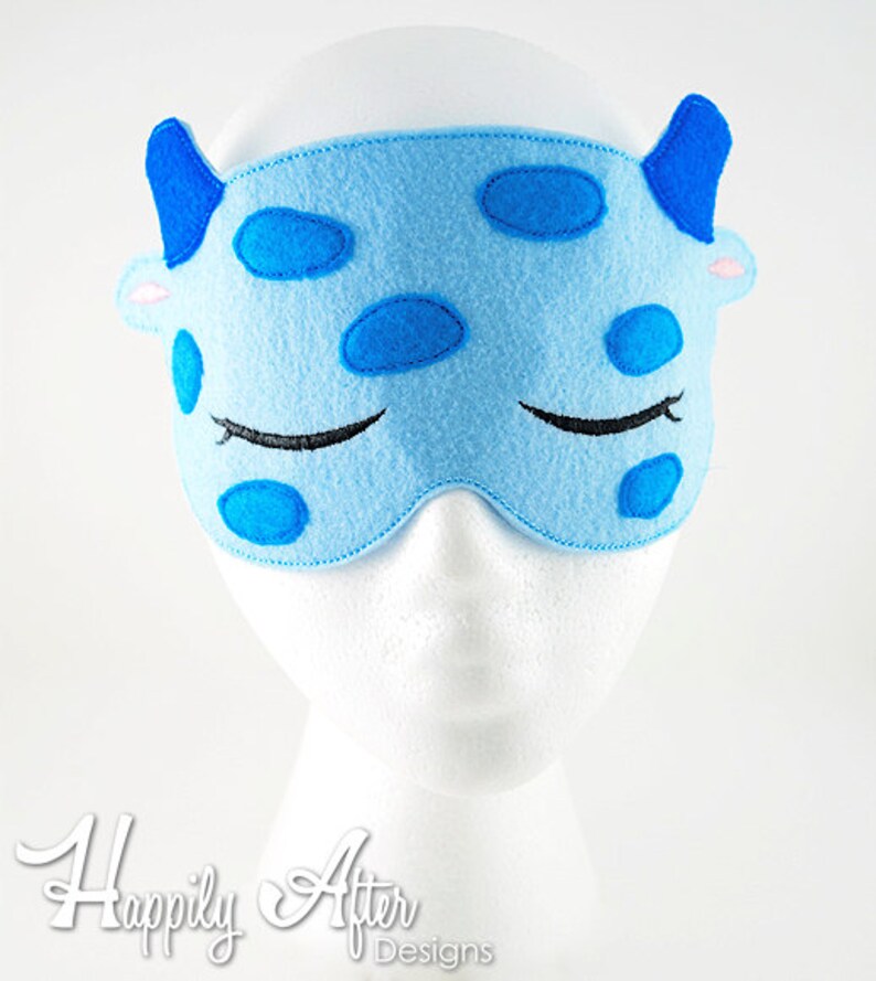 Giraffe Sleep Mask Embroidery Design Sleep Mask Machine - Etsy