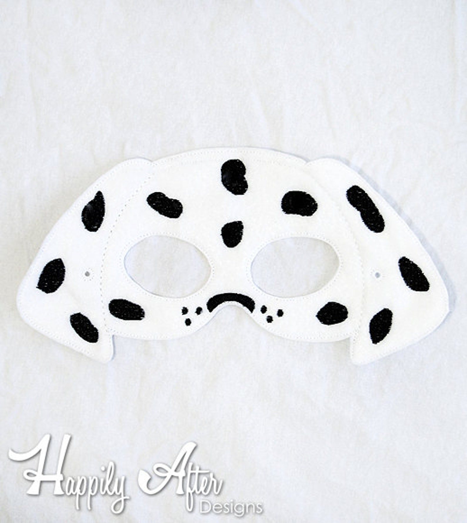 Dalmatian Mask Embroidery Design, Dalmatian Mask, Machine Embroidery ...