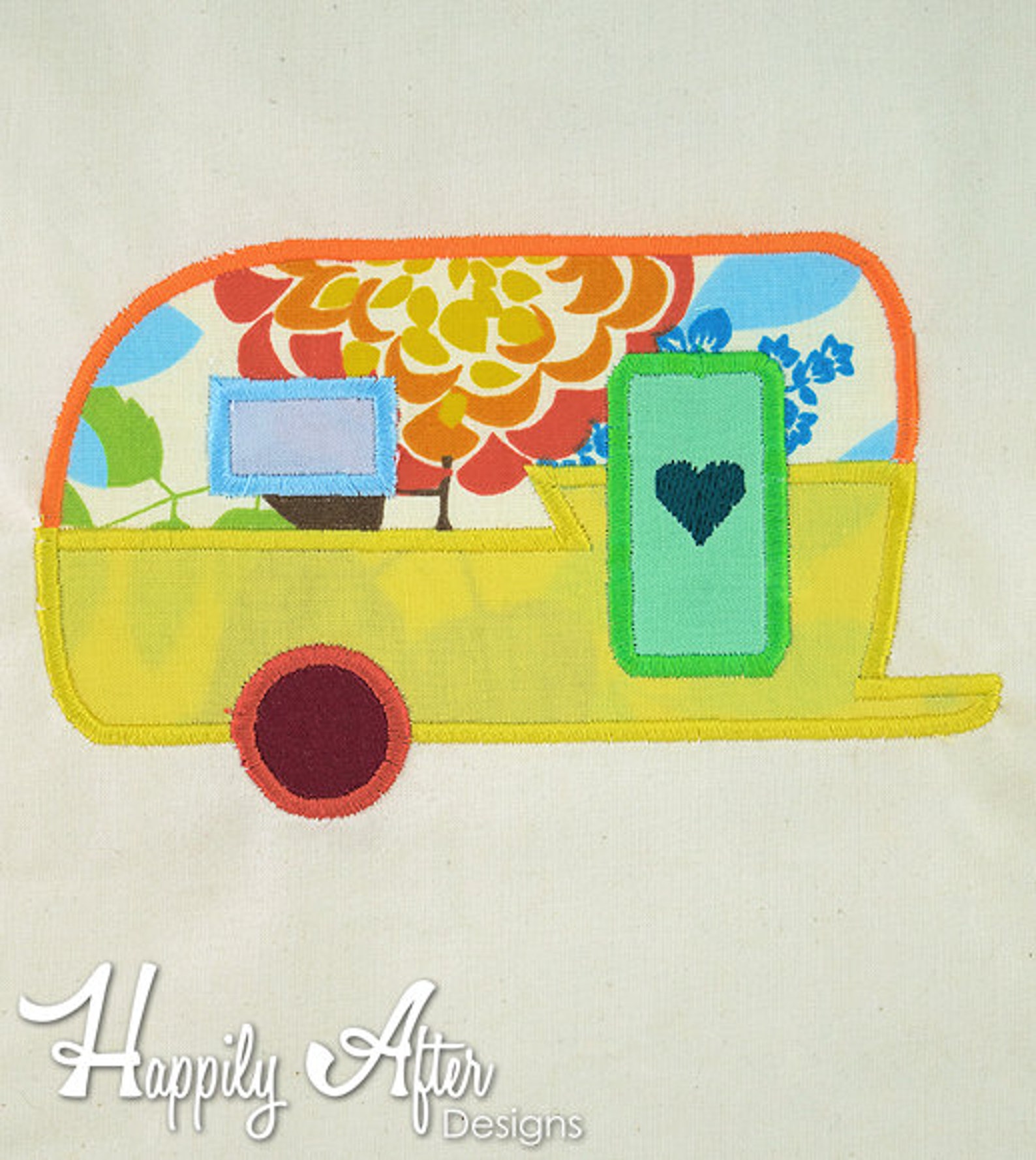 Camper Applique Embroidery Design Camper Applique Vintage - Etsy