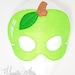 Apple Mask Embroidery Design, Apple Mask, Machine Embroidery, ITH Mask ...