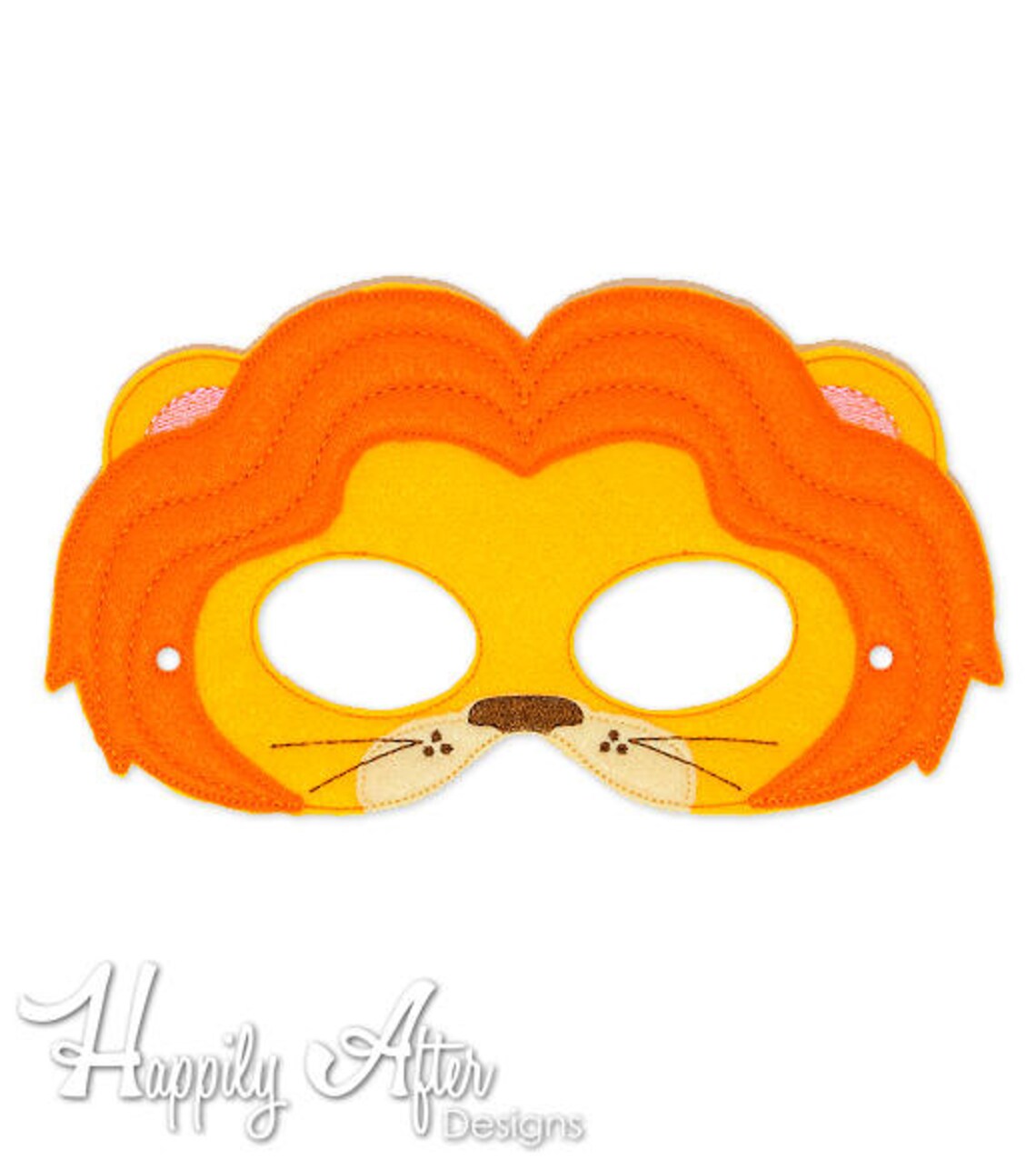 African Animals Mask Embroidery Design Pack Lion Mask | Etsy