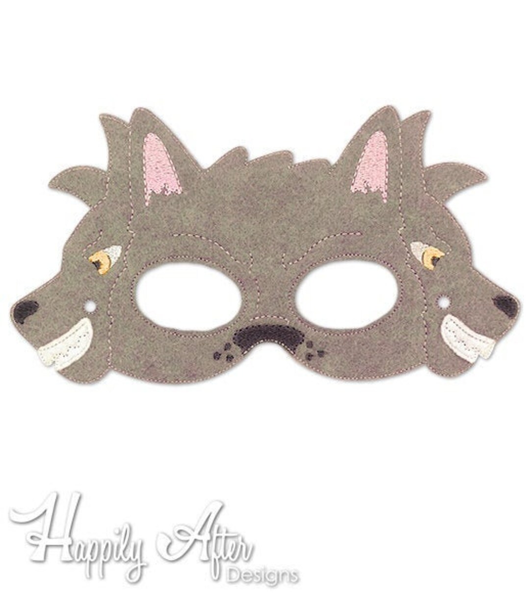 Cerberus Mask Embroidery Design, Cerberus Mask, Machine Embroidery, ITH ...