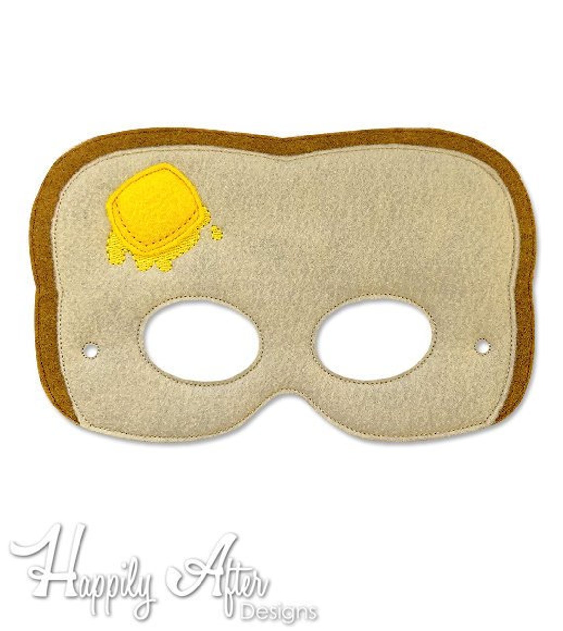 Toast Mask Embroidery Design Bread Mask Machine Embroidery | Etsy