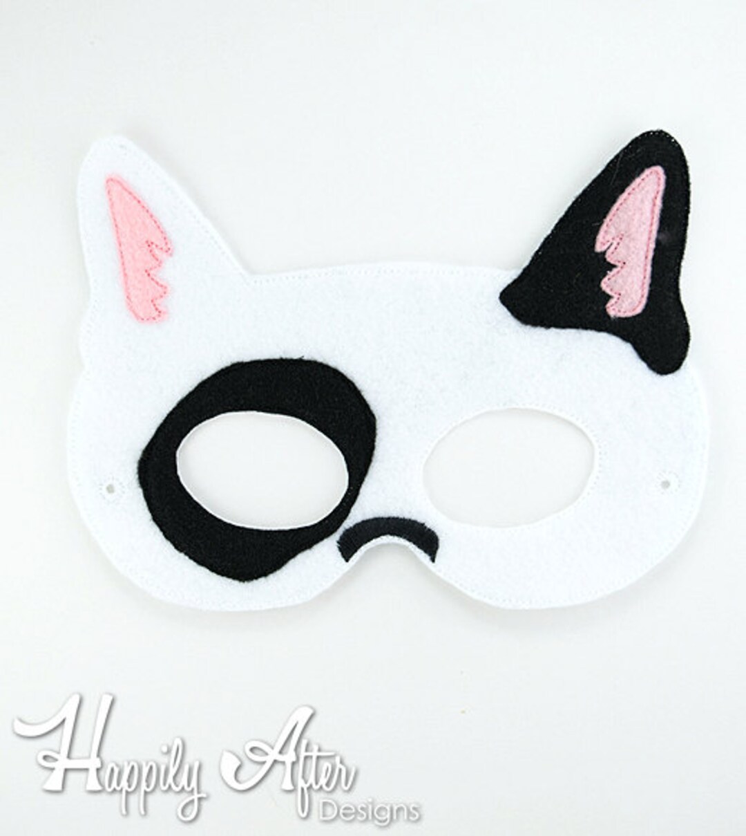 Bull Terrier Mask Embroidery Design, Dog Mask, Machine Embroidery, ITH ...