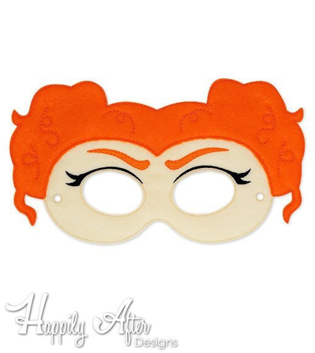 Cruel Witch Mask Embroidery Design, Witch Mask, Machine Embroidery, ITH ...