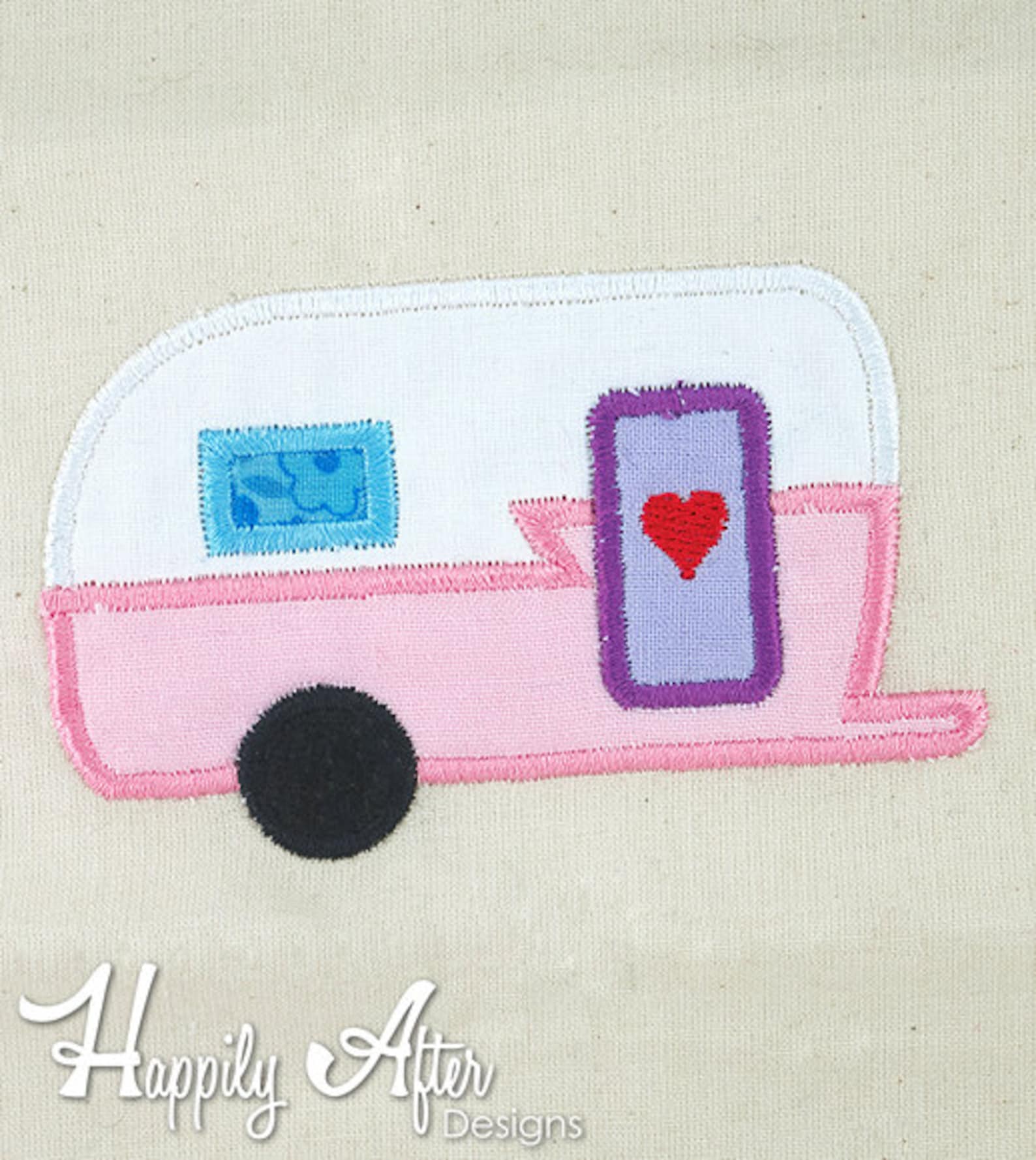 Camper Applique Embroidery Design Camper Applique Vintage - Etsy
