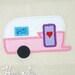 Camper Applique Embroidery Design, Camper Applique, Vintage Camper ...