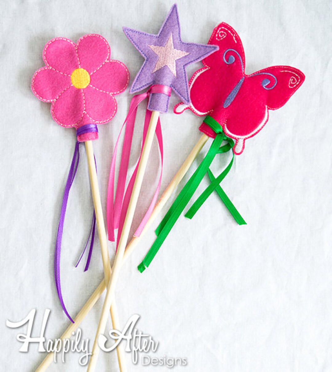 Fairy Wand Pencil Topper Embroidery Design, Fairy Wand, Fairies ...