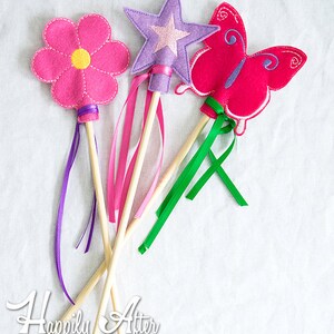 Fairy Wand Pencil Topper Embroidery Design, Fairy Wand, Fairies ...