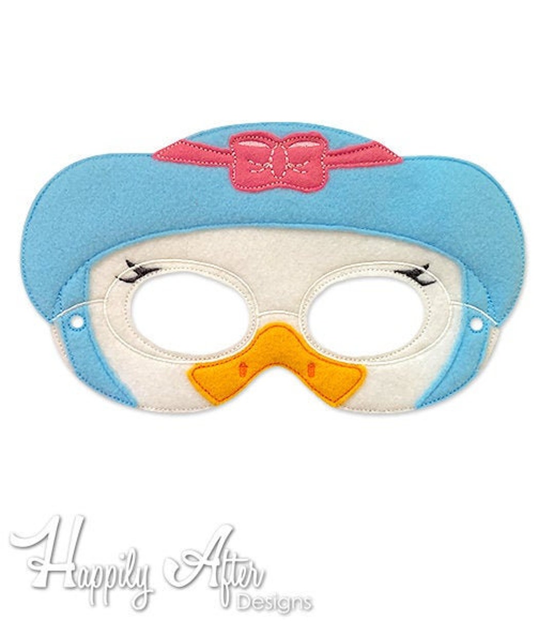 Mother Goose Mask Embroidery Design, Goose Mask, Machine Embroidery ...