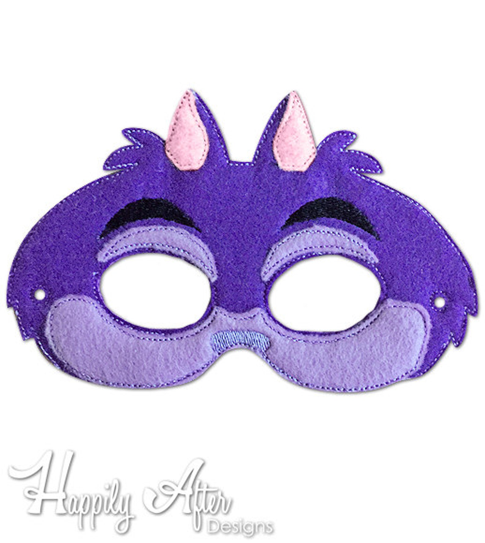 Cheshire Mask Embroidery Design, Cheshire Mask, Machine Embroidery, ITH ...