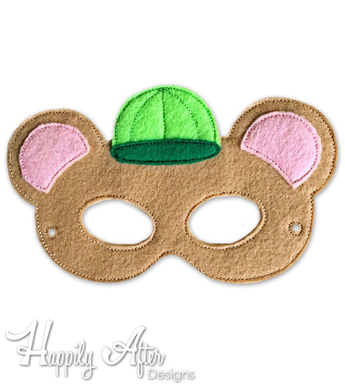 Goldilocks Mask Embroidery Design Pack, Goldilocks Mask, Bears, Machine ...