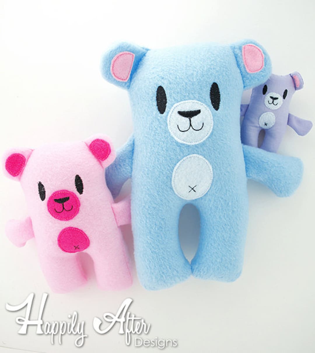 Teddy Bear Stuffie Embroidery Design, Bear, Teddy, Bear Machine ...