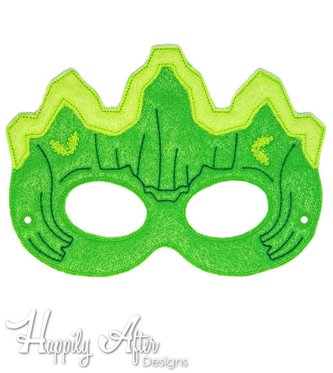 Tree Mask Embroidery Design, Tree Hero Mask, Machine Embroidery, ITH ...
