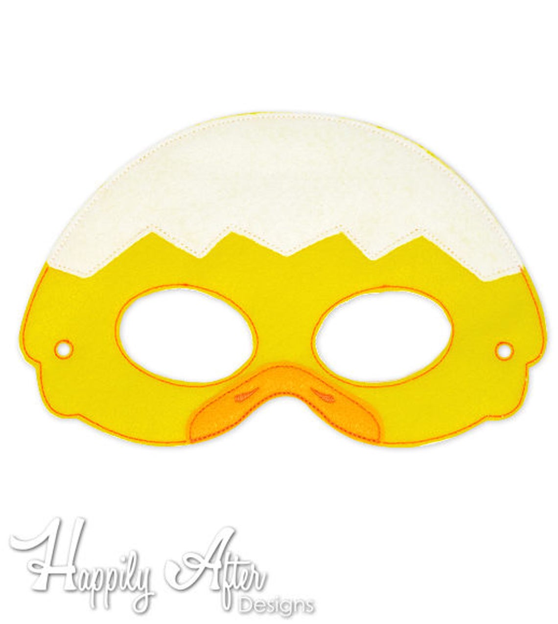 Baby Chick Mask Embroidery Design Chick Mask Machine - Etsy