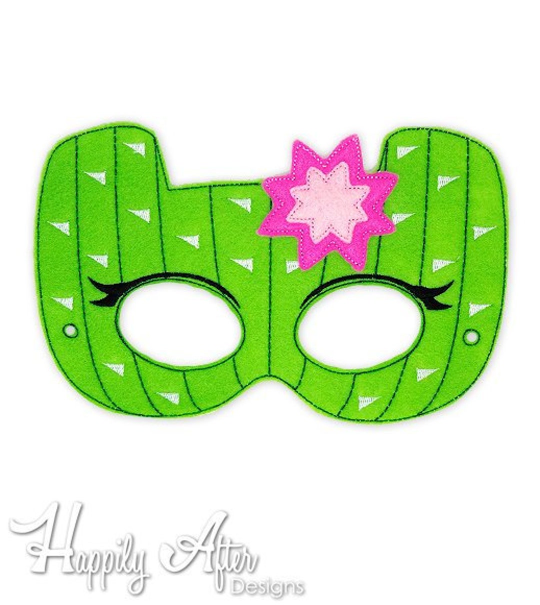 Cactus Mask Embroidery Design, Cactus Mask, Machine Embroidery, ITH ...