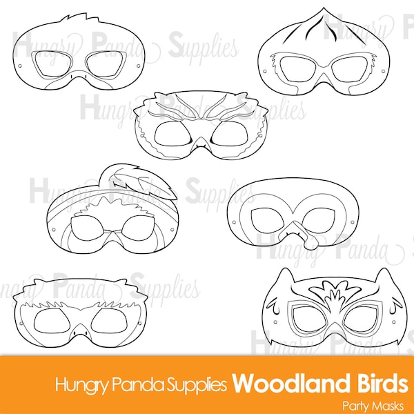 Duck Printable Mask - Etsy