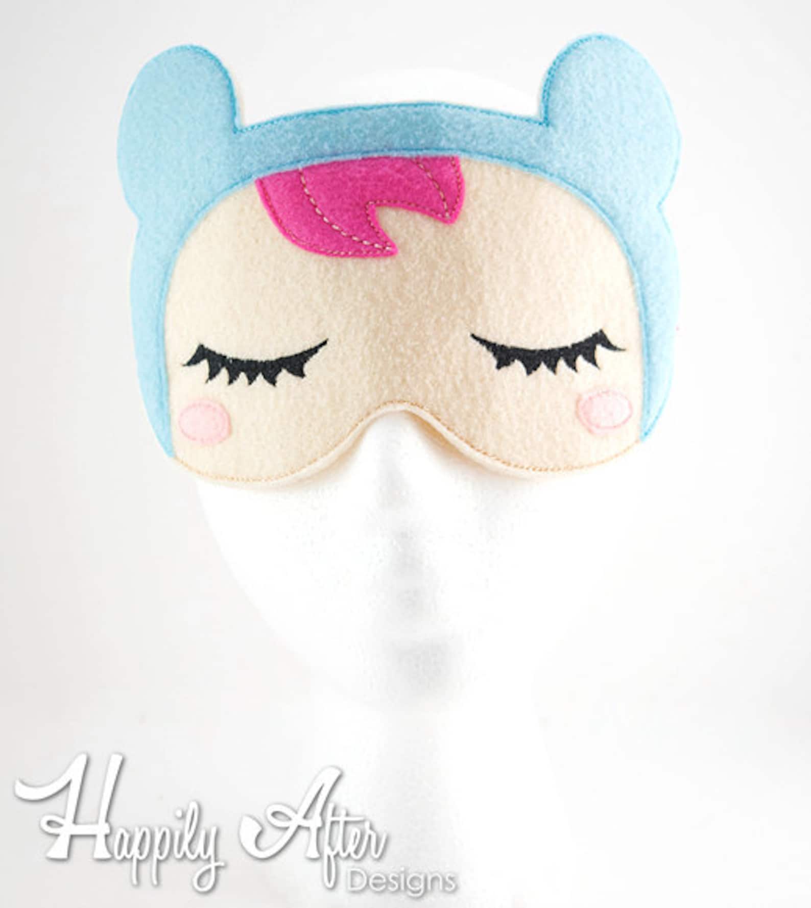 Sleeping Cutie Sleep Mask Embroidery Design kawaii sleep | Etsy
