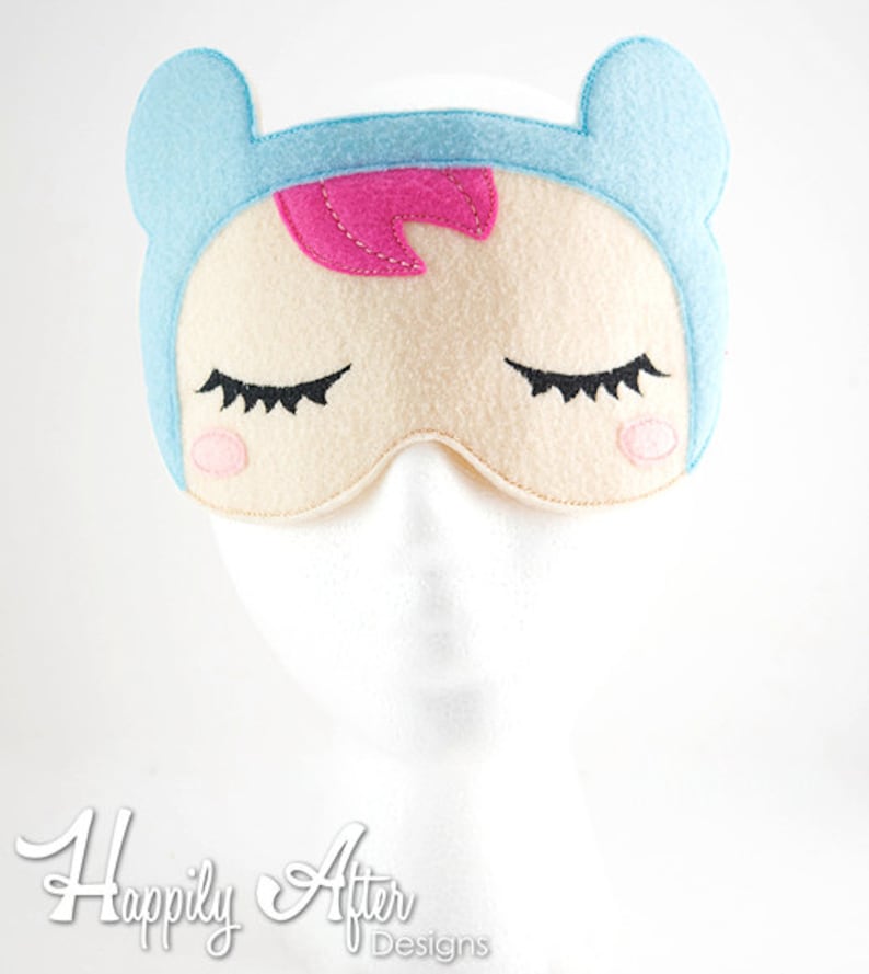 Sleeping Cutie Sleep Mask Embroidery Design kawaii sleep | Etsy