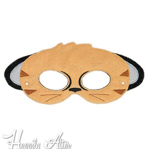 African Animals Mask Embroidery Design Pack, Lion Mask, Meerkat Costume ...
