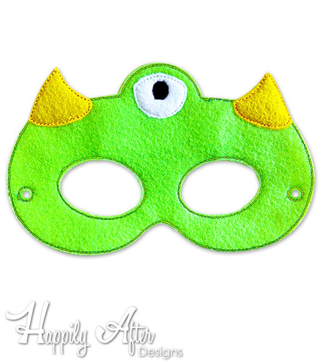 One Eyed Monster ITH Mask Embroidery Design, Monster Mask, Monster ...