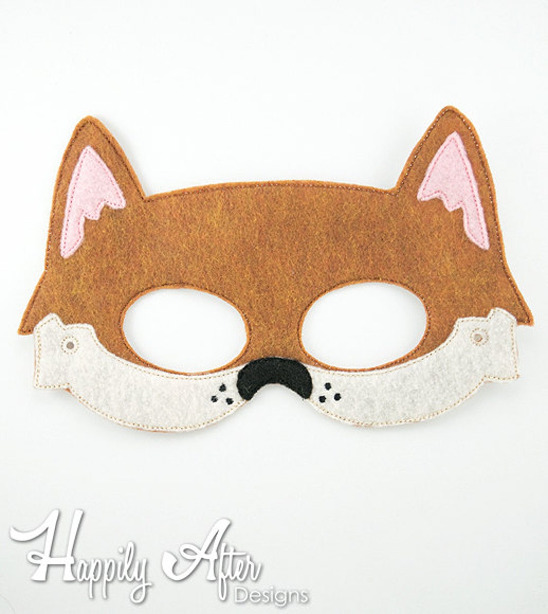 Dingo Mask Embroidery Design, Dingo Mask, Machine Embroidery, ITH Mask ...