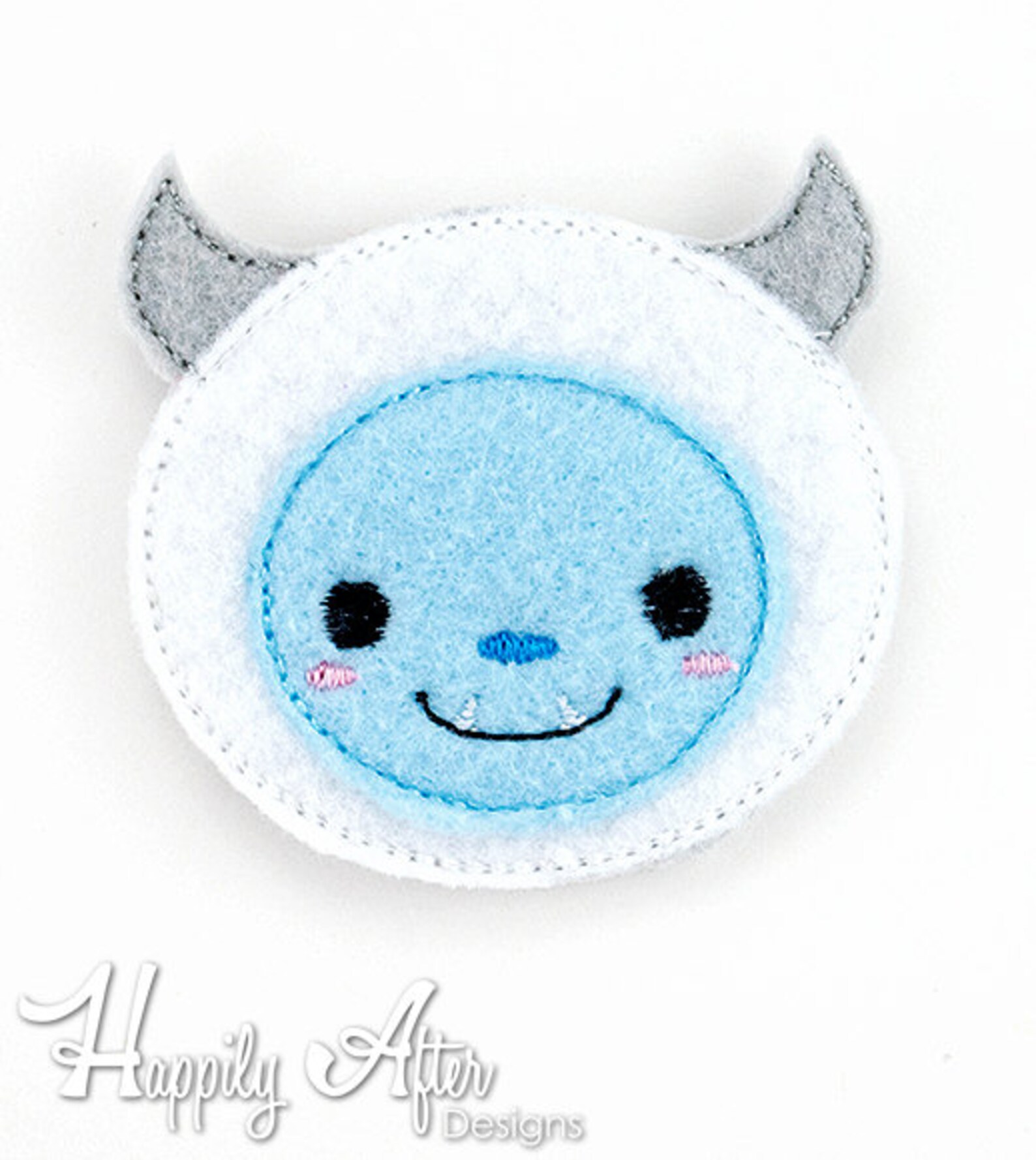 Yeti Feltie Embroidery Design, Winter Feltie, Monster Feltie, Machine ...