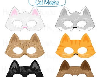 Woodland Forest Animals Printable Masks woodland animal mask