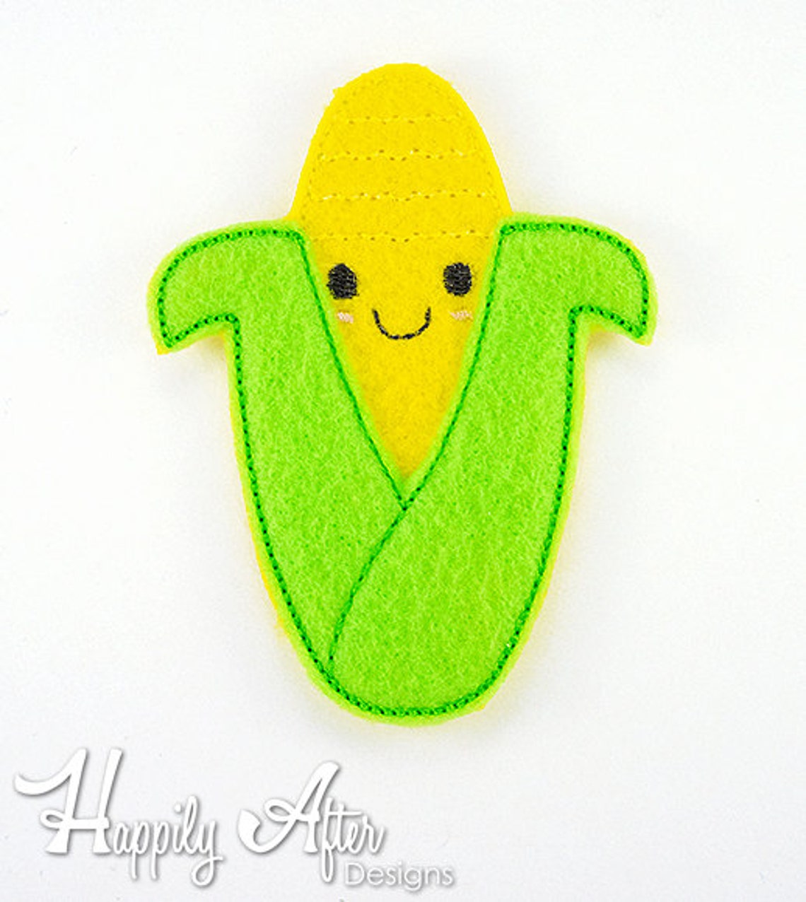 Feltie bordado diseño de maíz maíz feltie bordado de - Etsy España