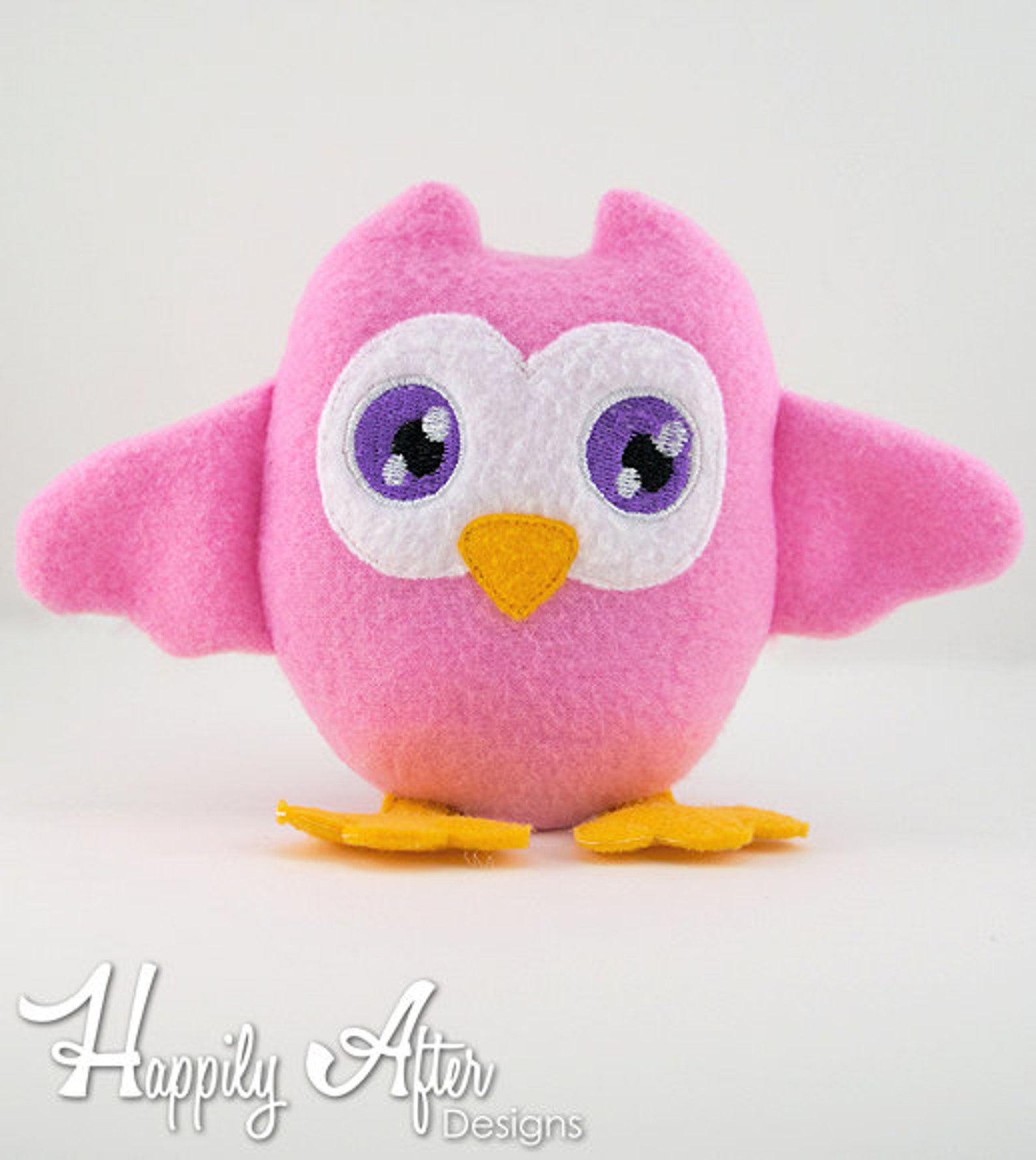 Owl Stuffie Embroidery Design Owls Owl Stuffed Animal Owl - Etsy