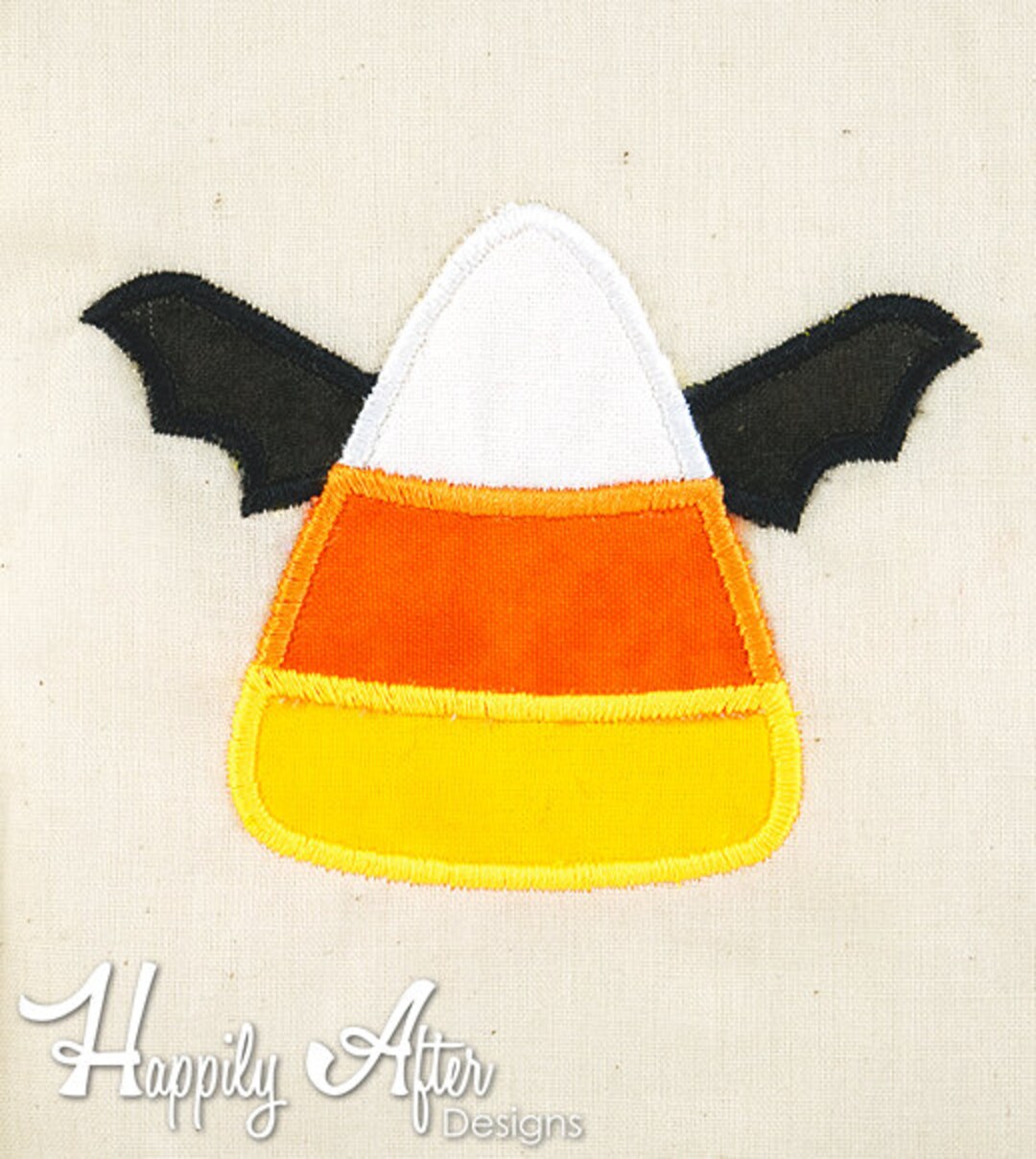 Candy Corn Bat Applique Embroidery Design, Candy Corn Applique ...