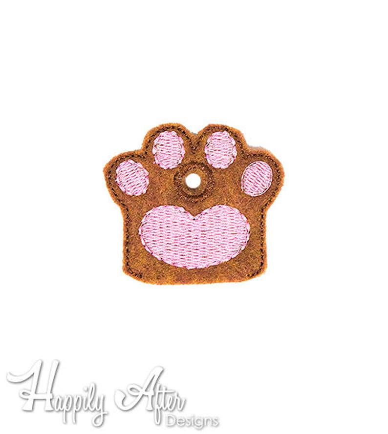 Paw Key Cover Embroidery Design Dog Dog Key Cover Key Cover | Etsy