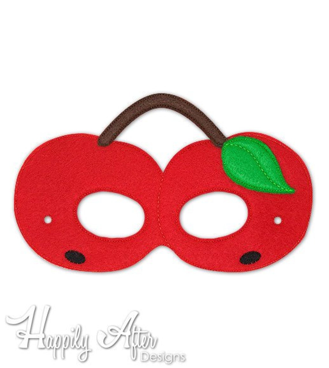 Cherry Mask Embroidery Design, Cherry Mask, Machine Embroidery, ITH ...