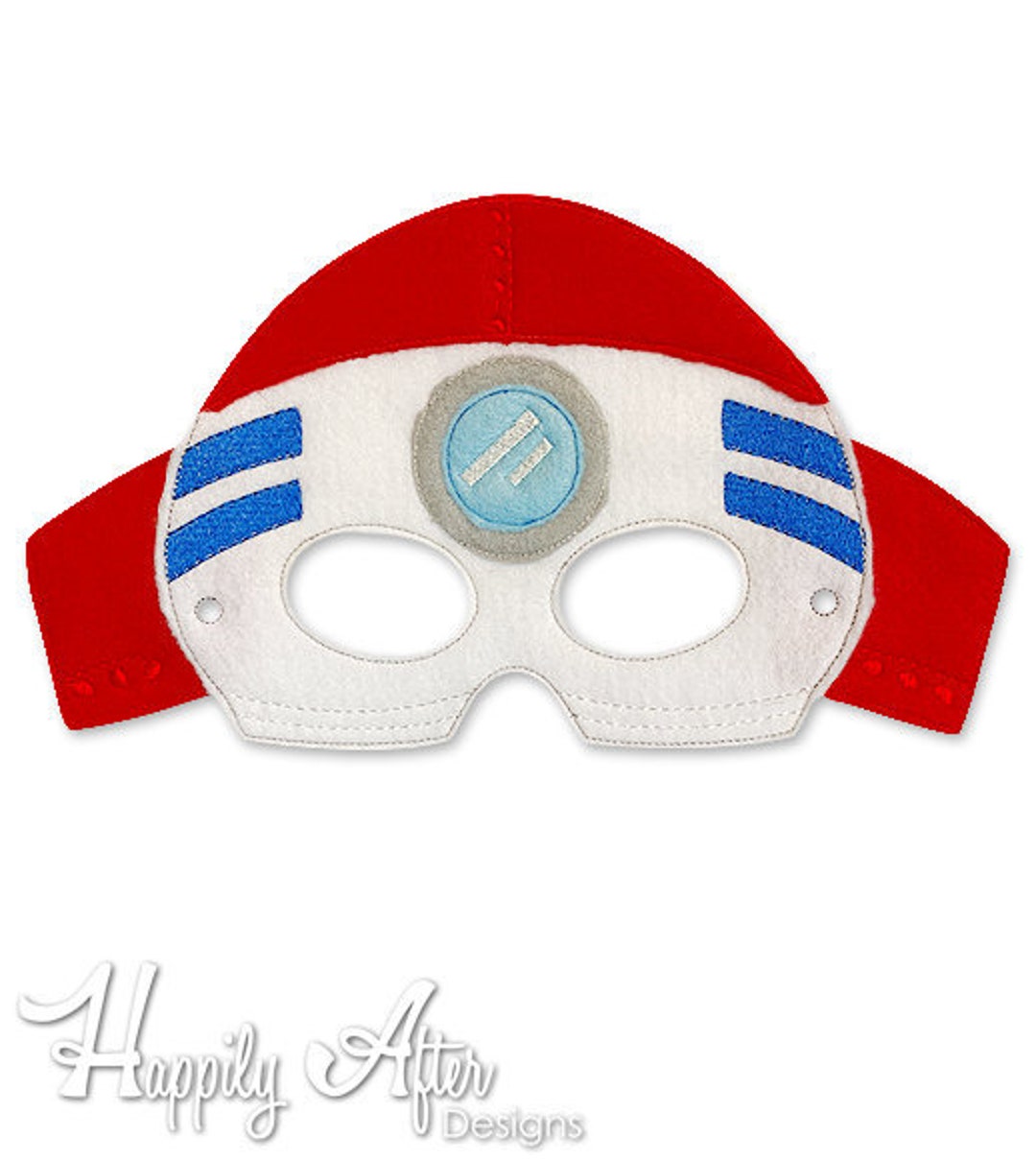Rocket Mask Embroidery Design, Rocketship Mask, Machine Embroidery, ITH ...