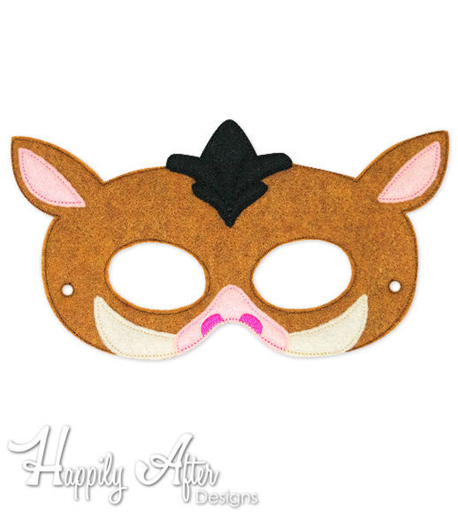 Warthog Mask Embroidery Design Warthog Mask Machine - Etsy