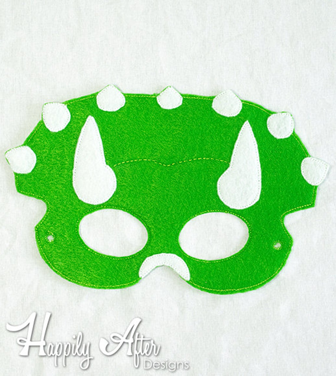 Triceratops Dinosaur Mask Embroidery Design Dinosaur Mask | Etsy