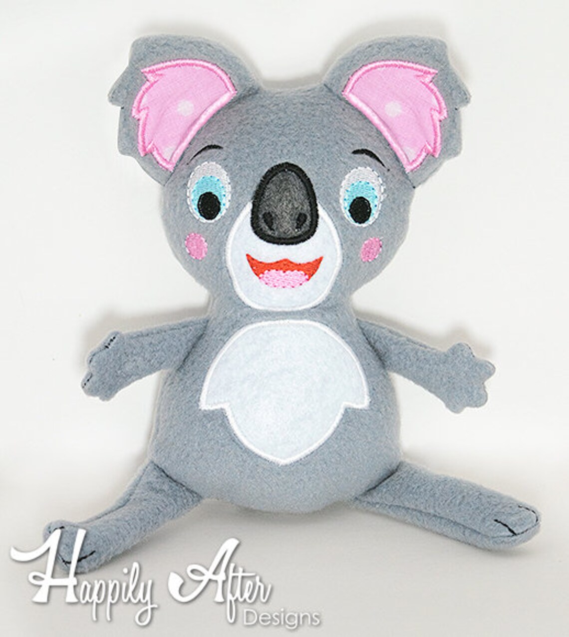 Koba Koala Bear Stuffie Embroidery Design, Koala, Stuffed Animal ...