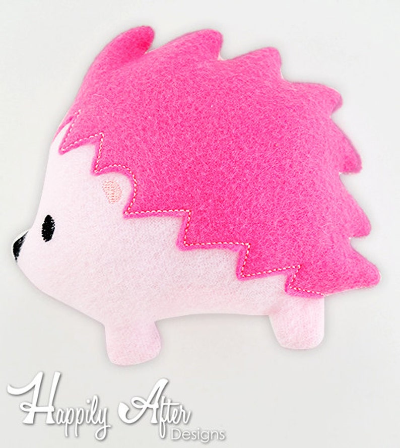 Hedgehog Stuffie Embroidery Design, Animal, Hedgehog Machine Embroidery ...