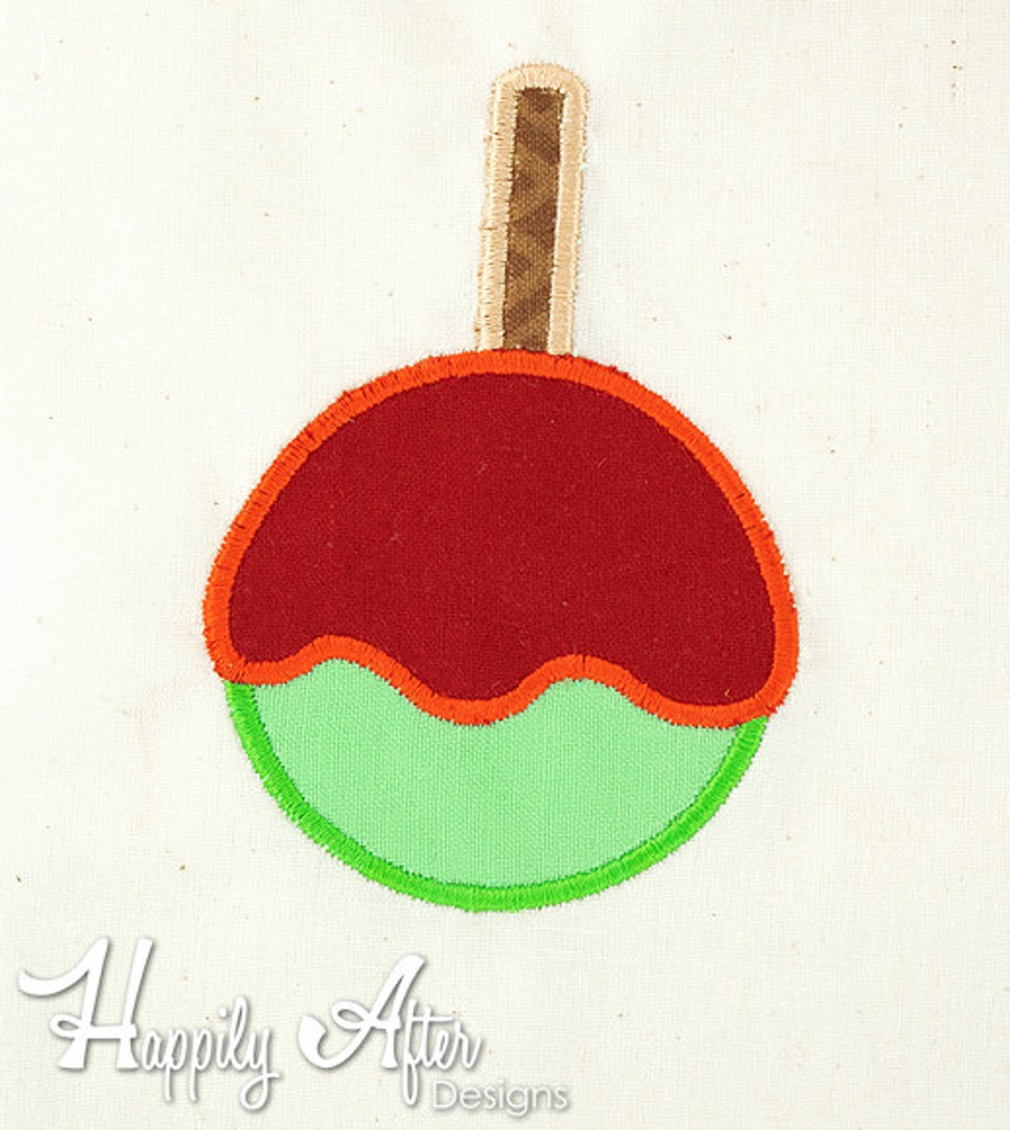 Candy Apple Applique Embroidery Design Apple Applique Candy - Etsy
