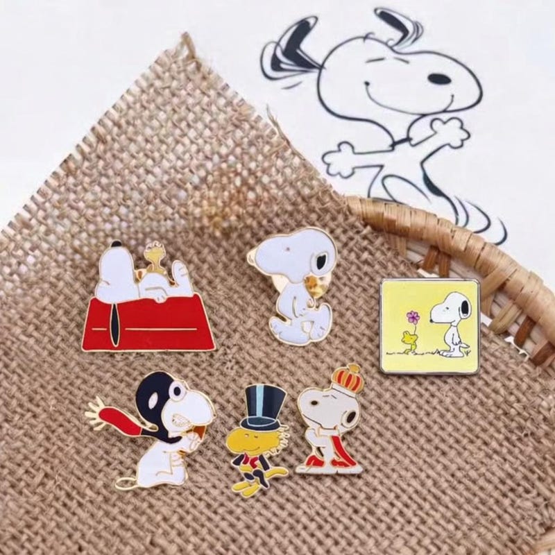 Snoopy Pin Brooch - Etsy