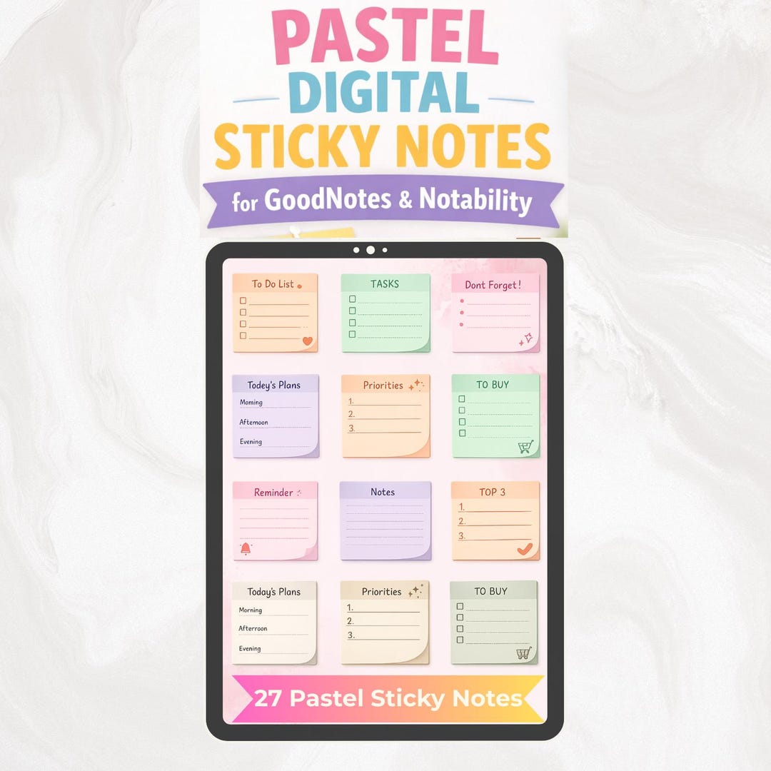 Soft Mood Digital Sticky Notes – Mauve and Taupe Pastel To‑do Lists ...